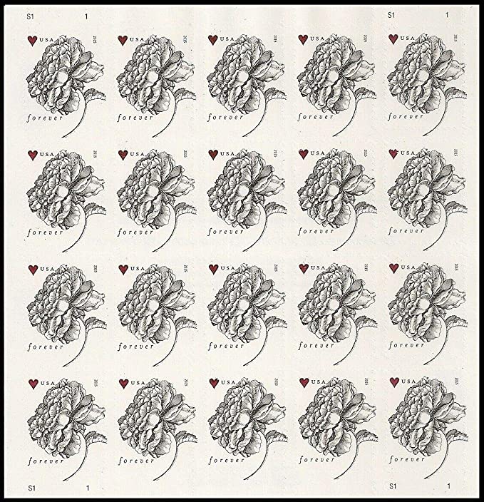 USPS Vintage Rose Forever Postage Stamps – The Cheap Stamps