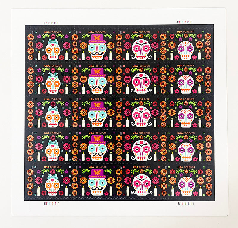USPS Day of the Dead Forever Postage Stamps – The Cheap Stamps