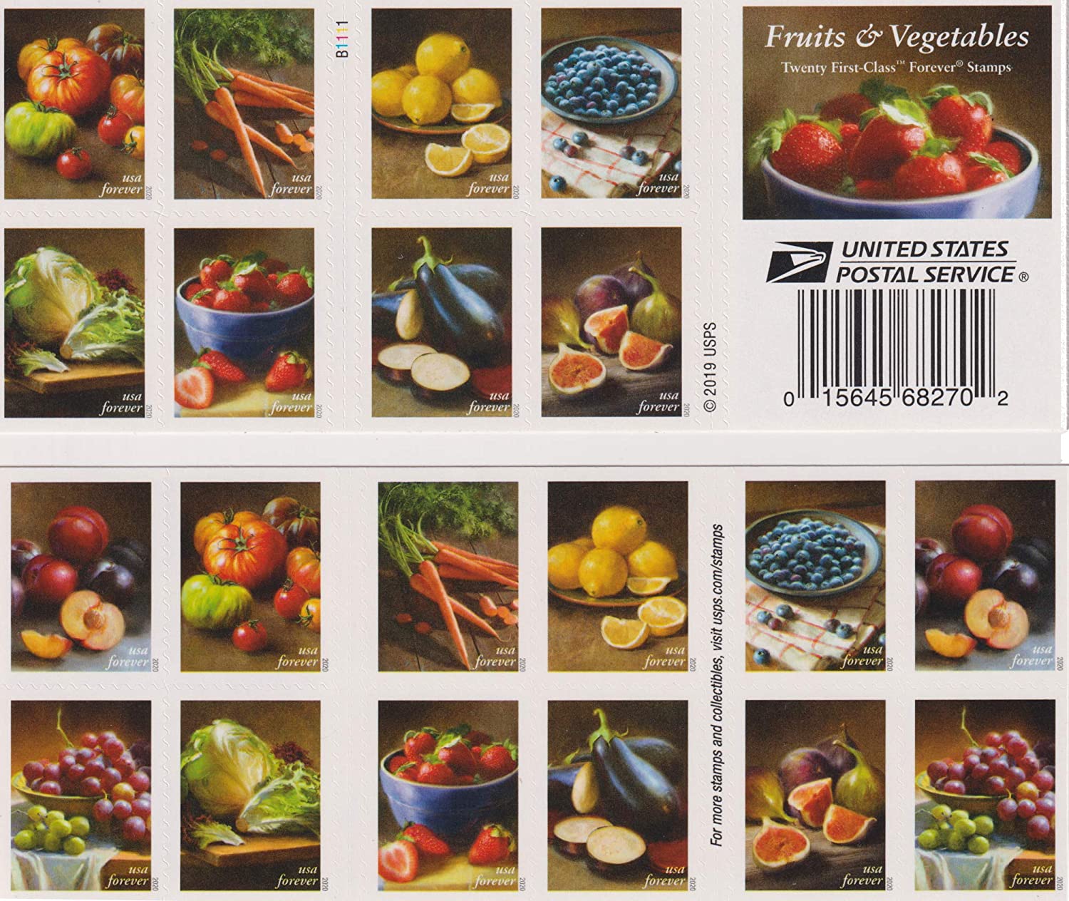 USPS Fruit of vegetables Forever Postage Stamps – The Cheap Stamps