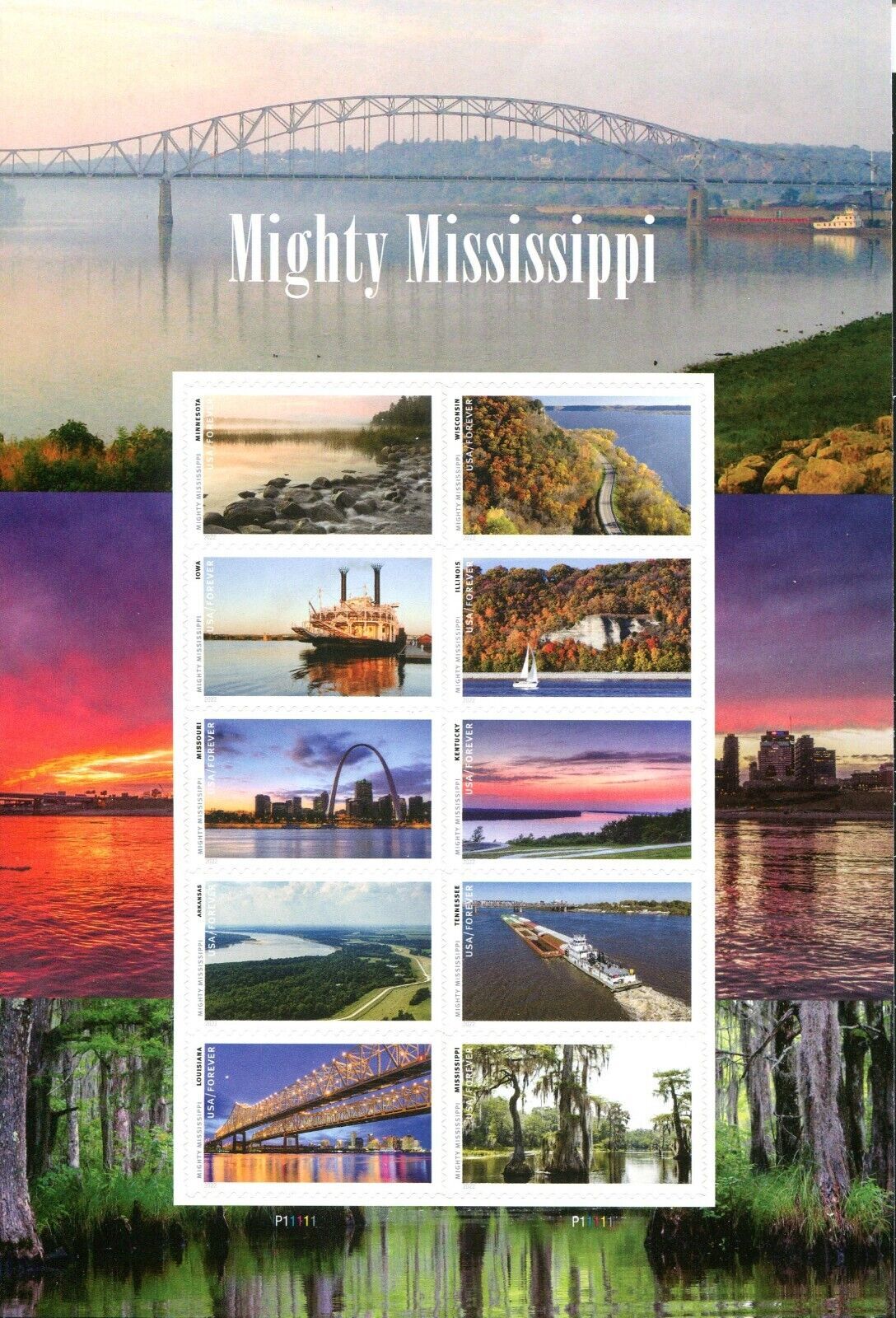 USPS Mighty Mississippi Forever Postage Stamps – The Cheap Stamps