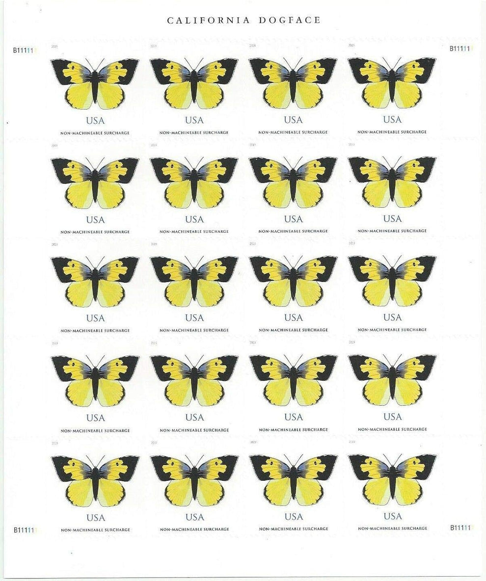 California Dogface Butterfly USPS Forever Postage Stamps – The Cheap Stamps