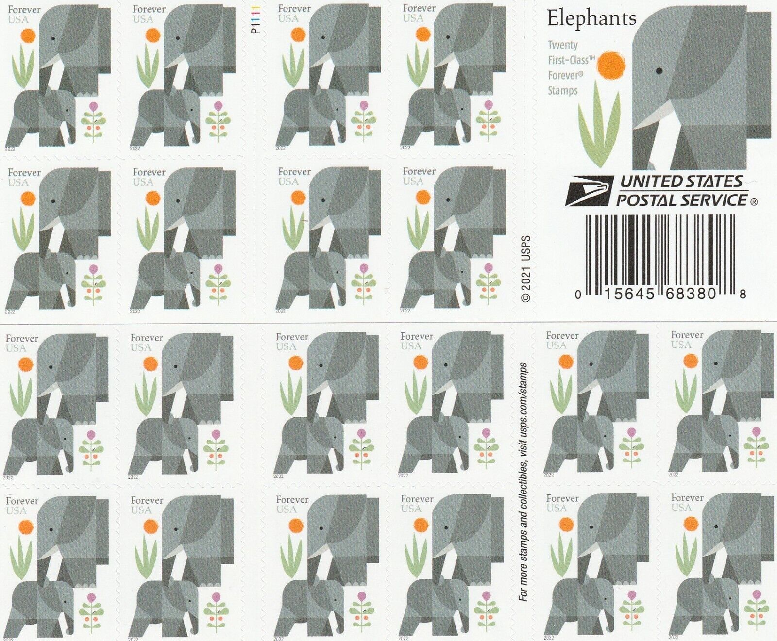 USPS Elephants Forever Postage Stamps – The Cheap Stamps