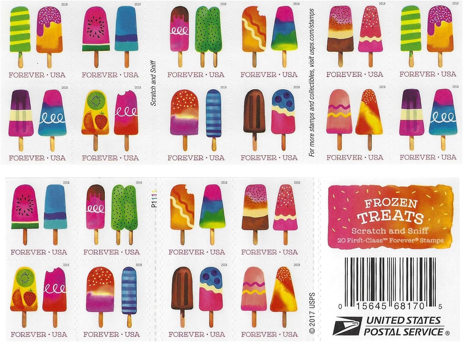 USPS Frozen Treats Forever Postage Stamps – The Cheap Stamps