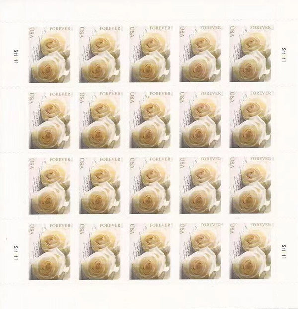 USPS Rose Wedding Forever First Class Postage Stamps – The Cheap Stamps