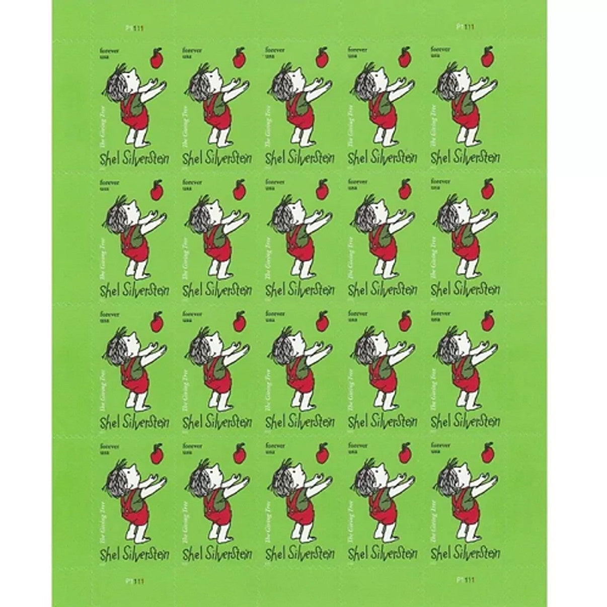 USPS Shel Silverstein Forever First Class Postage Stamps - A Tribute to ...